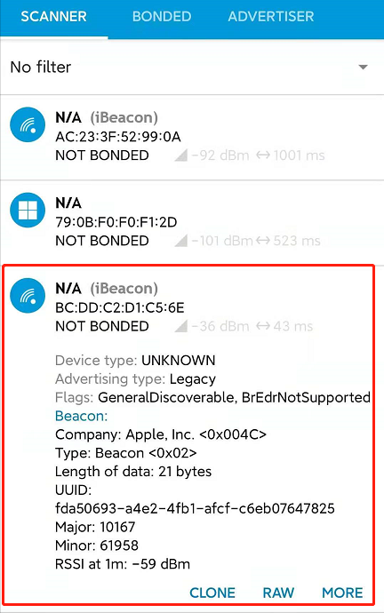 ESP32学习笔记（29）——BLE iBeacon广播_esp32蓝牙广播包字段解析-CSDN博客
