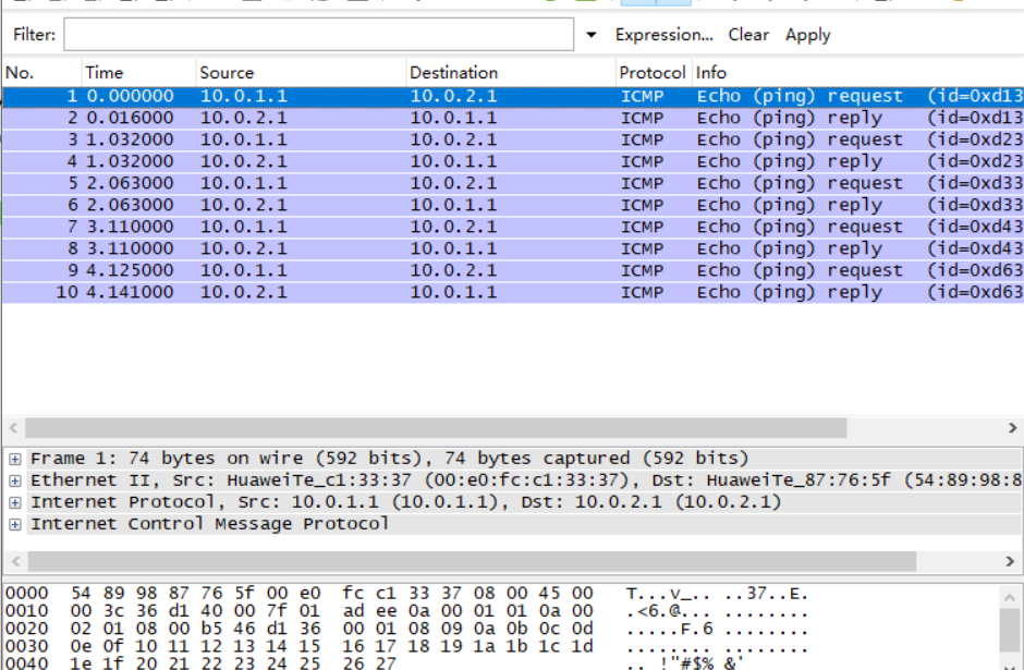 ensp实操--简单网络搭建_ensp配置局域网的过程-CSDN博客