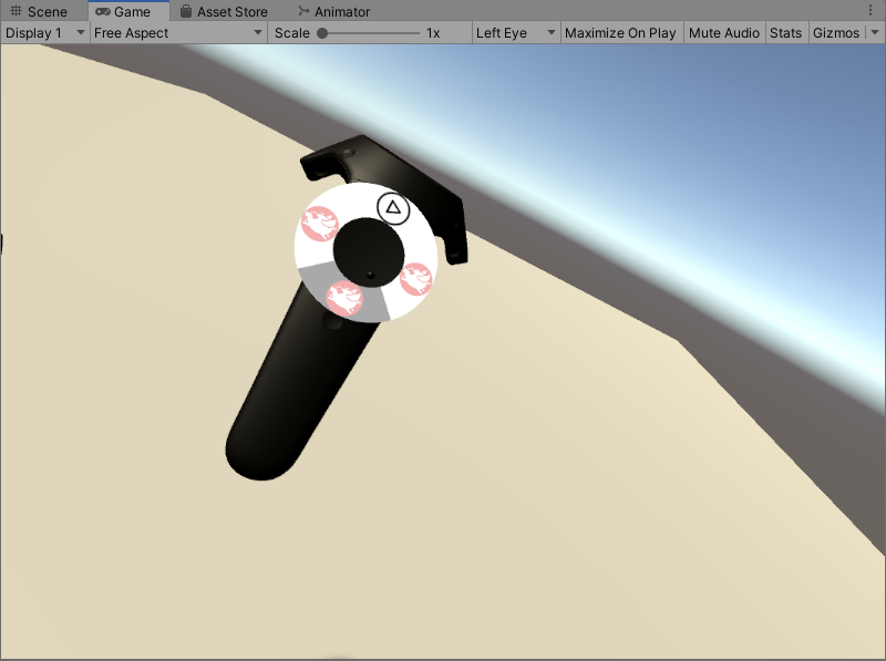 Unity结合HTC Vive开发之VRTK手柄Touchpad键圆盘UI显示_unity vive touchpad-CSDN博客