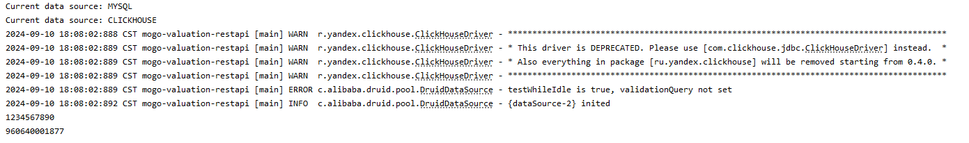 Springbootmybatis整合双数据源mysql、clickhouse并配置mybatis拦截器springboot