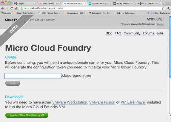 安装和运行Micro Cloud Foundry VM-CSDN博客