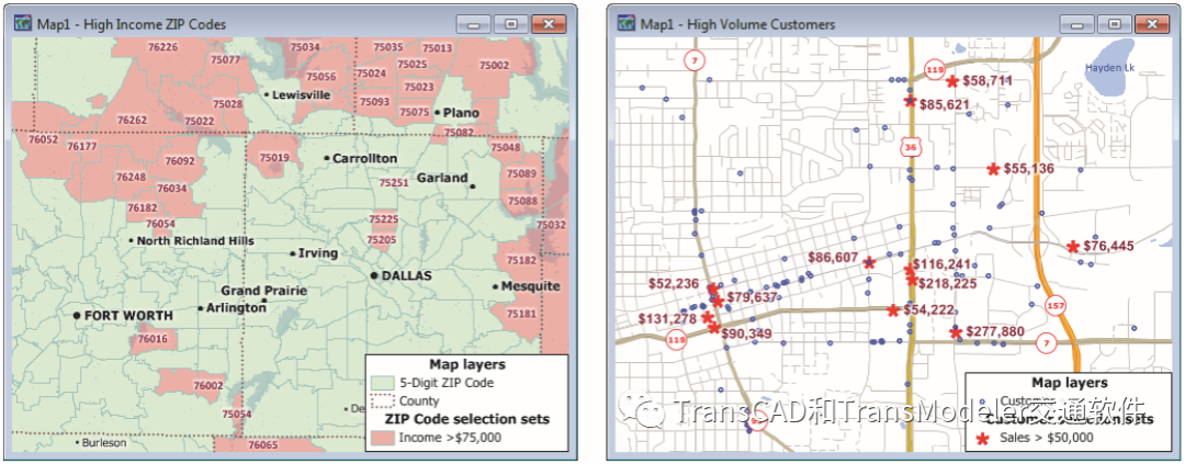 TransCAD的选择集应用简介-CSDN博客