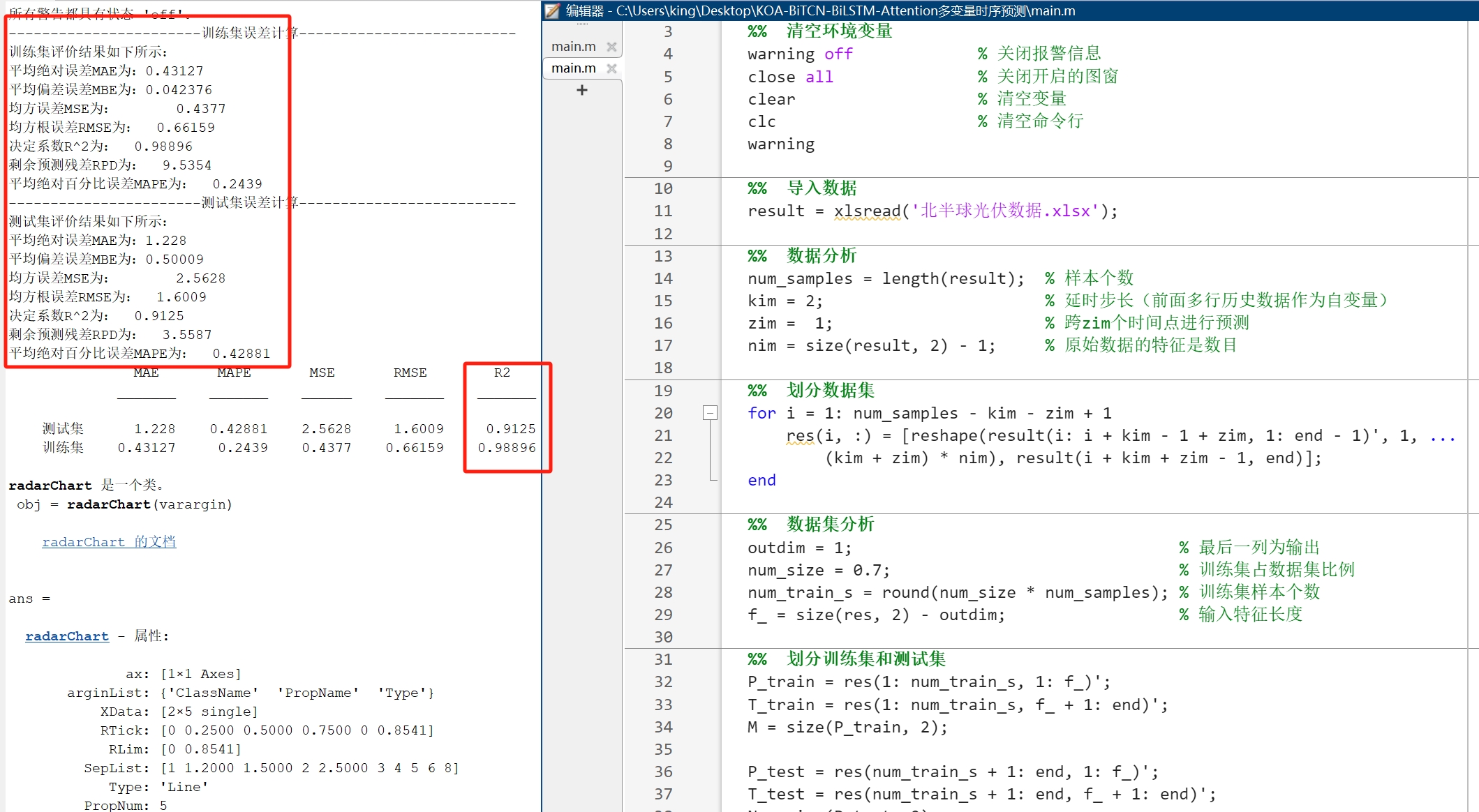 [原创]KOA-BiTCN-BiLSTM-Attention的多变量时序预测 Matlab (多输入单输出)-CSDN博客