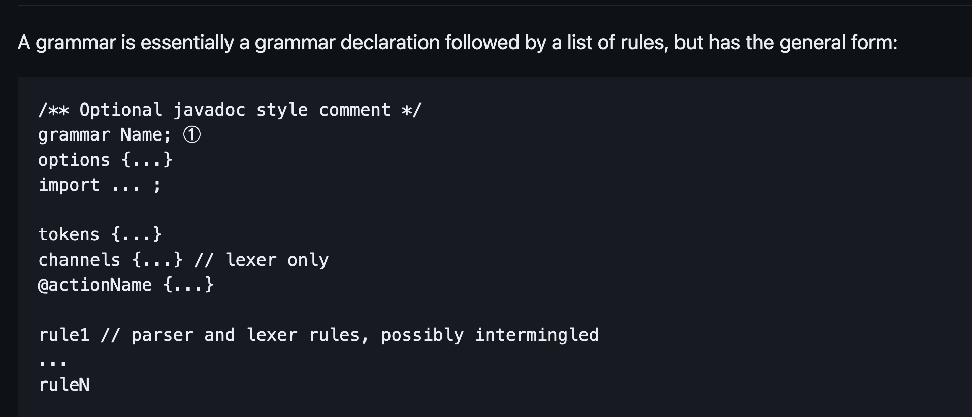 ANTLR 4 实践上篇 - grammar_antlr grammars4-CSDN博客