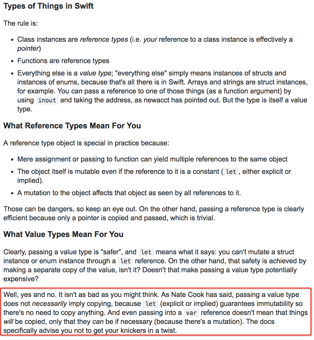 swift 中Value Type VS Class Type-CSDN博客