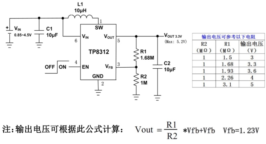 最低电压0.85V启动的低功耗同步升压芯片TP8312_2r1g tmp t8312是什么元器件_YFKlixiangning的博客-CSDN博客