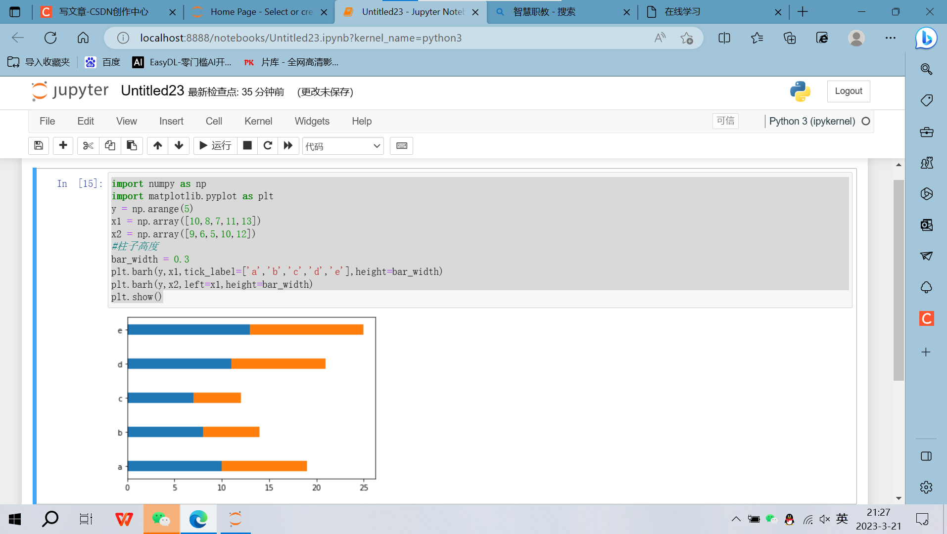 用matplotlib绘制基本图标（数据可视化）_项目名称:《各商品种类的网购替代率》 考核技能点:数据可视化、可视化图表、数据-CSDN博客