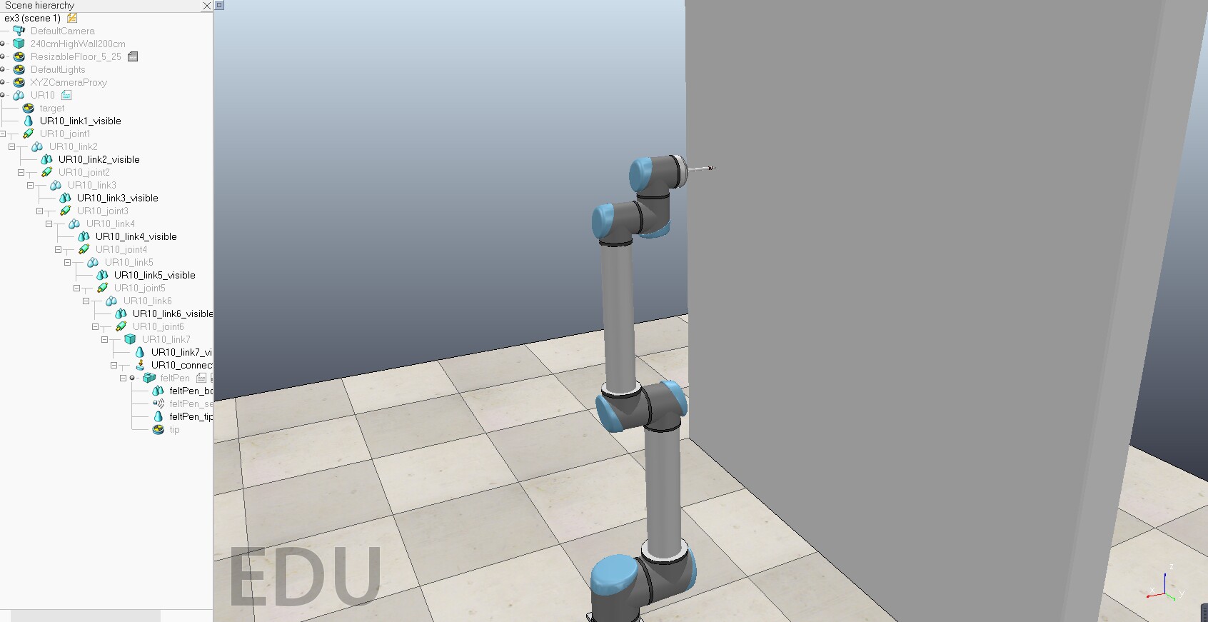 vrep/coppeliasim+matlab，机器人轨迹控制仿真，利用matlab读取轨迹并控制机械臂在墙_coppeliasim与matlab机器人联合仿真-CSDN博客