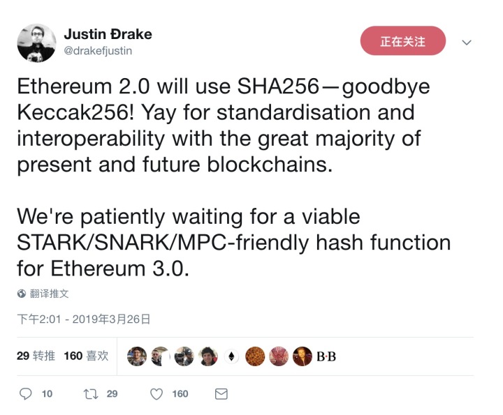 sha256算法_以太坊2.0将弃用Keccak256，而启用SHA256哈希算法？-CSDN博客
