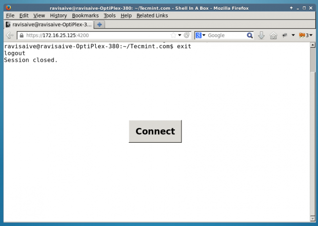 web服务器是终端吗,Shell在一个基于Web的SSH终端访问远程Linux服务器-CSDN博客