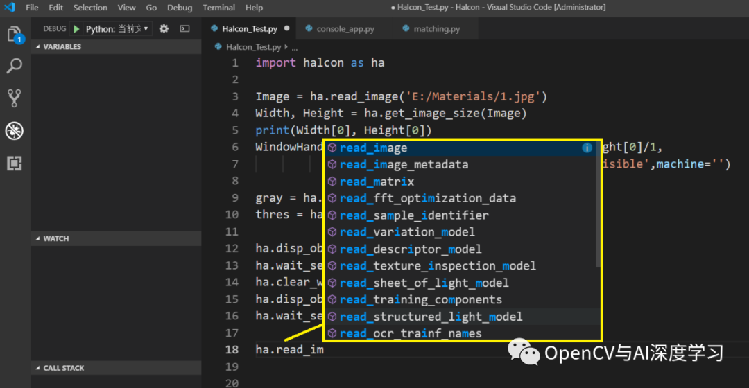 Halcon20.11 Python interface use steps - Programmer Sought