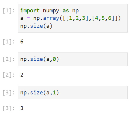 【Python中统计矩阵元素个数 numpy.size()函数】_np.size-CSDN博客