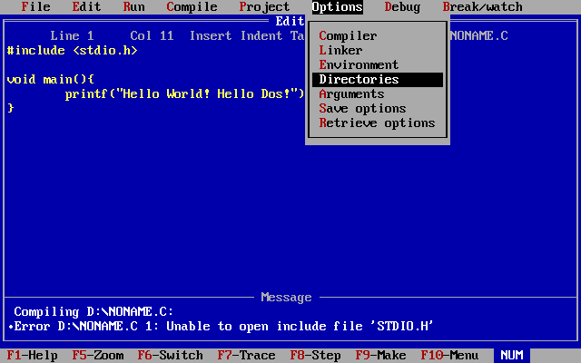 【cc】在dos下dosbox编写cc程序takanawa Door的博客 Csdn博客dos 编译c语言 