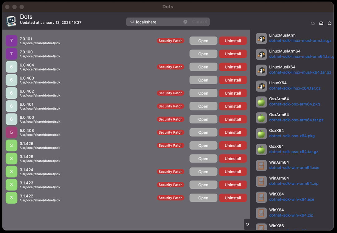 Dots - 更友好的 .NET SDK 管理器_dotNET跨平台的博客-CSDN博客