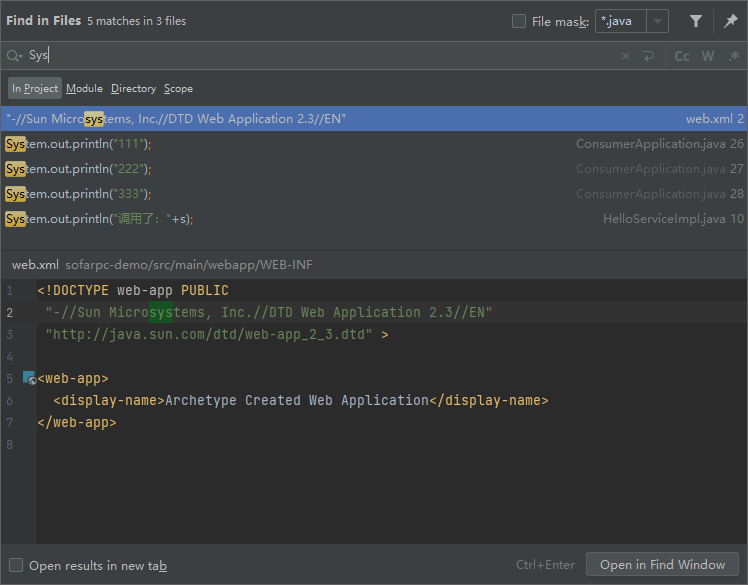 idea Ctrl+Shift+F 搜索匹配多项_idea 模糊搜索-CSDN博客