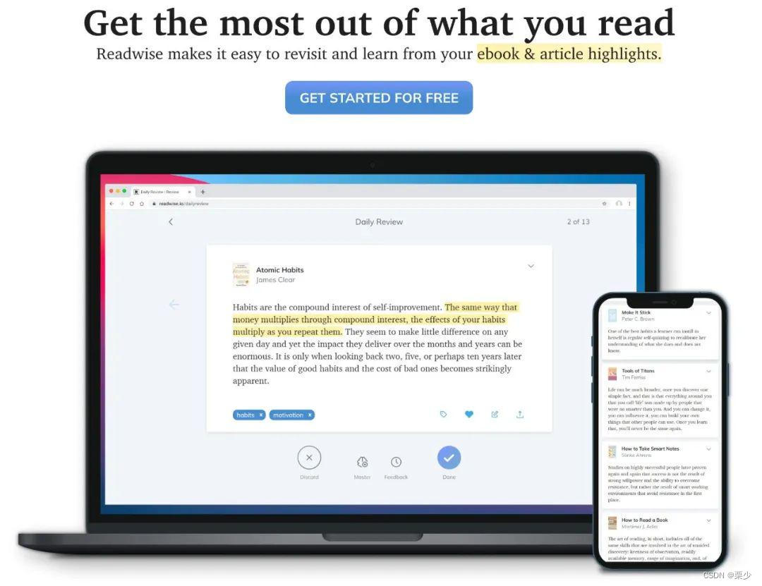 Readwise：可补充或替代 Anki/SuperMemo，集阅读、记录、复习、写作、归档于一体的一站式解决方案-CSDN博客