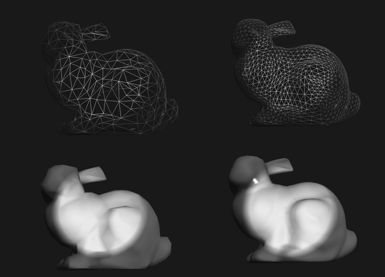 Opengl 利用半边数据结构,实现曲面细分算法loop Subdivision,附代码。 Csdn博客