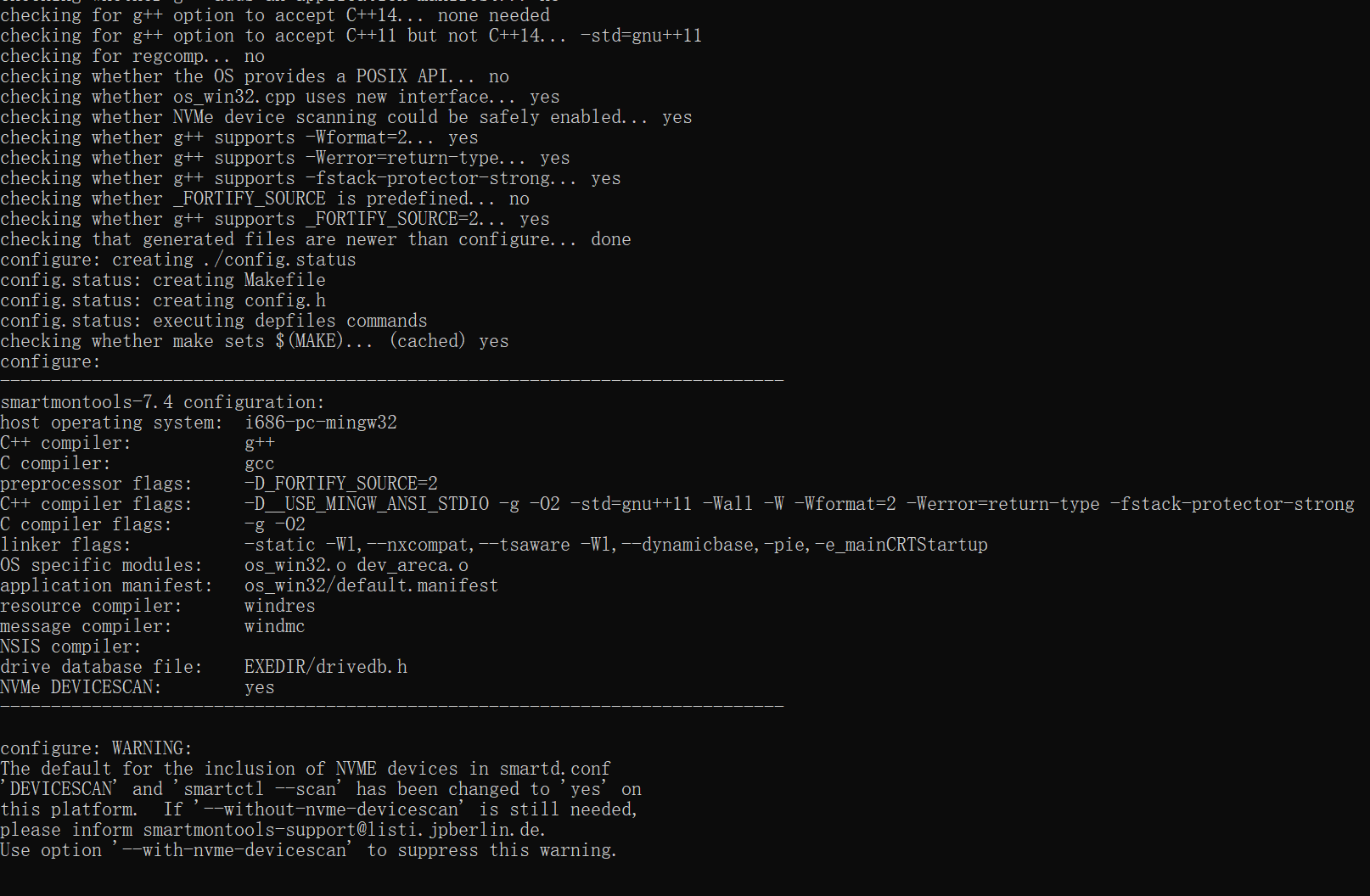 爬坑之旅 --编译smartmontool_smartmontools-5.38.tar-CSDN博客