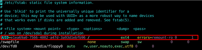 linux中fstab文件_什么是Linux fstab文件，我们如何配置它？-CSDN博客
