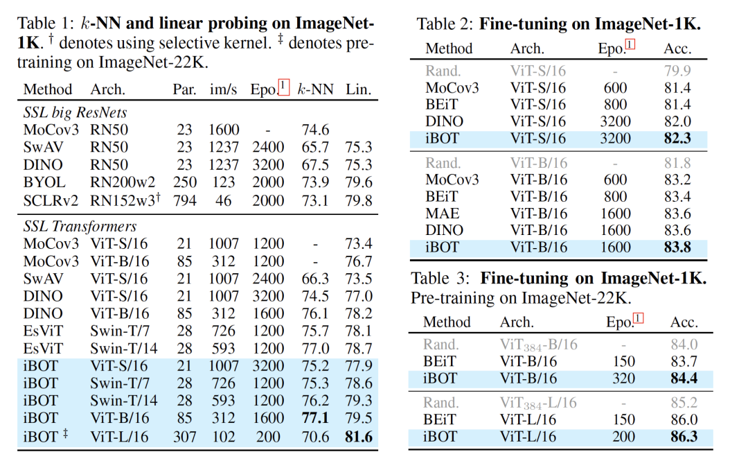 部分指标超越MAE！字节提出iBOT：新的视觉预训练工作！刷新多项SOTA-CSDN博客