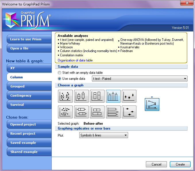 graphpad两组t检验_如何自学Graphpad软件？_云自习室的博客-CSDN博客