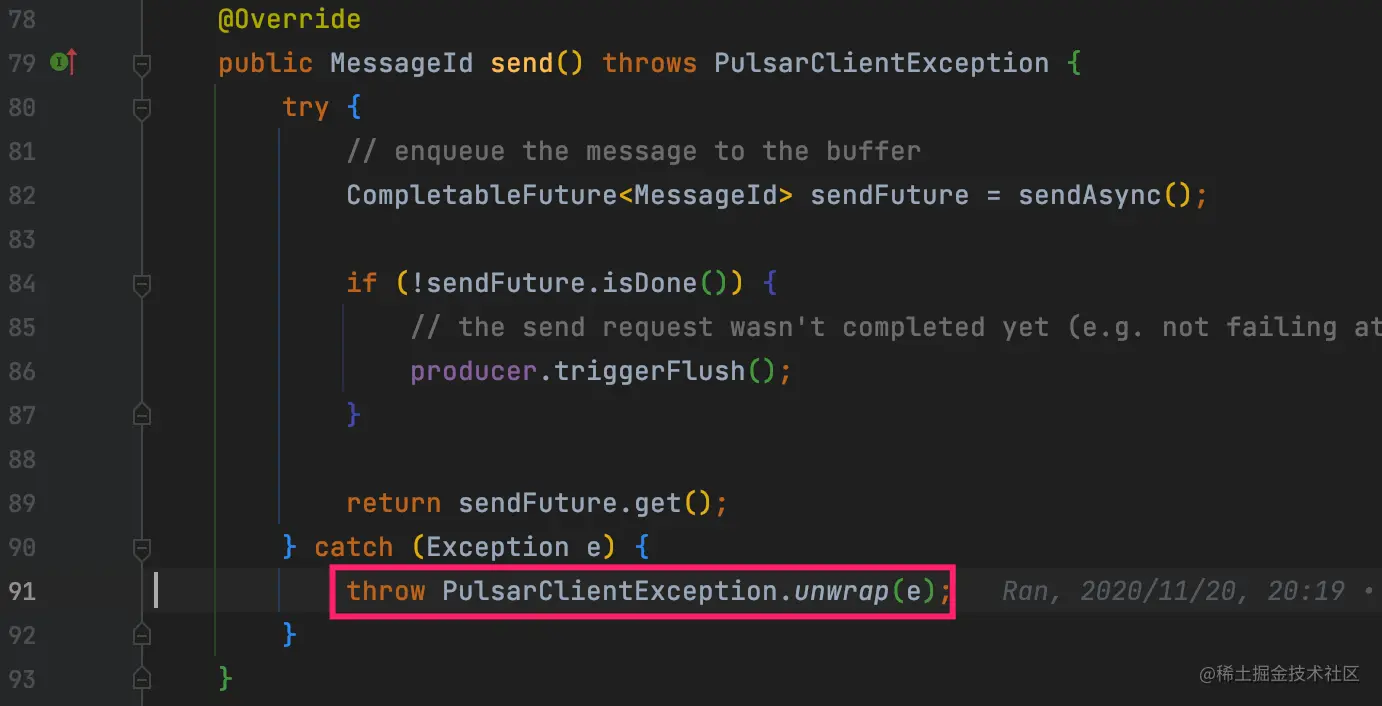 一个诡异的 Pulsar InterruptedException 异常_nested exception is org.apache.pulsar.client.api.p-CSDN博客