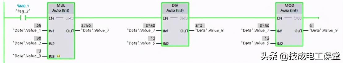 spark取余数函数_S7-1200 PLC数学函数指令之基本数学运算(上)_weixin_39637397的博客-CSDN博客