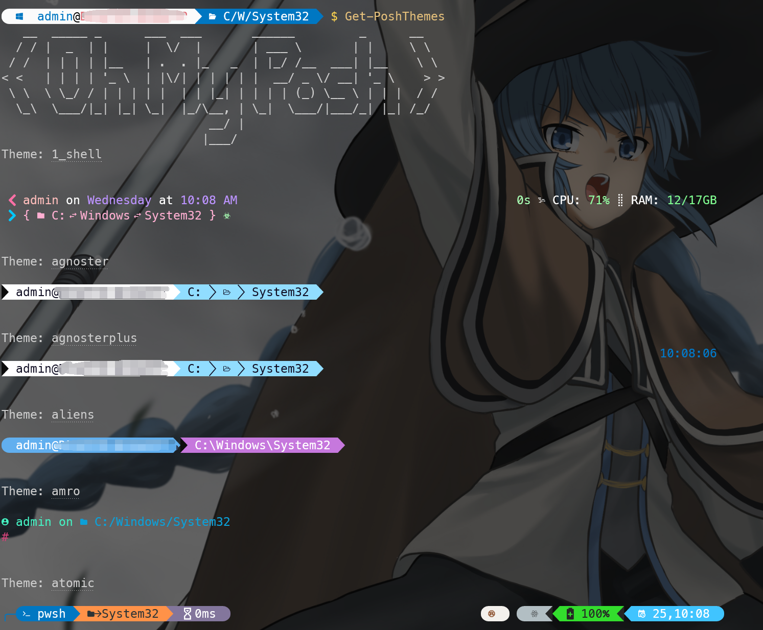 Powershell优化之一:提示符美化 In An Effort To Grow Oh My Posh The Decision Was Csdn博客