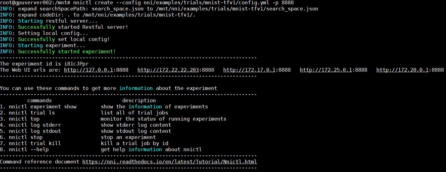 NNI(自动超参数搜索)工具环境配置及使用_如何镜像安装nni-CSDN博客