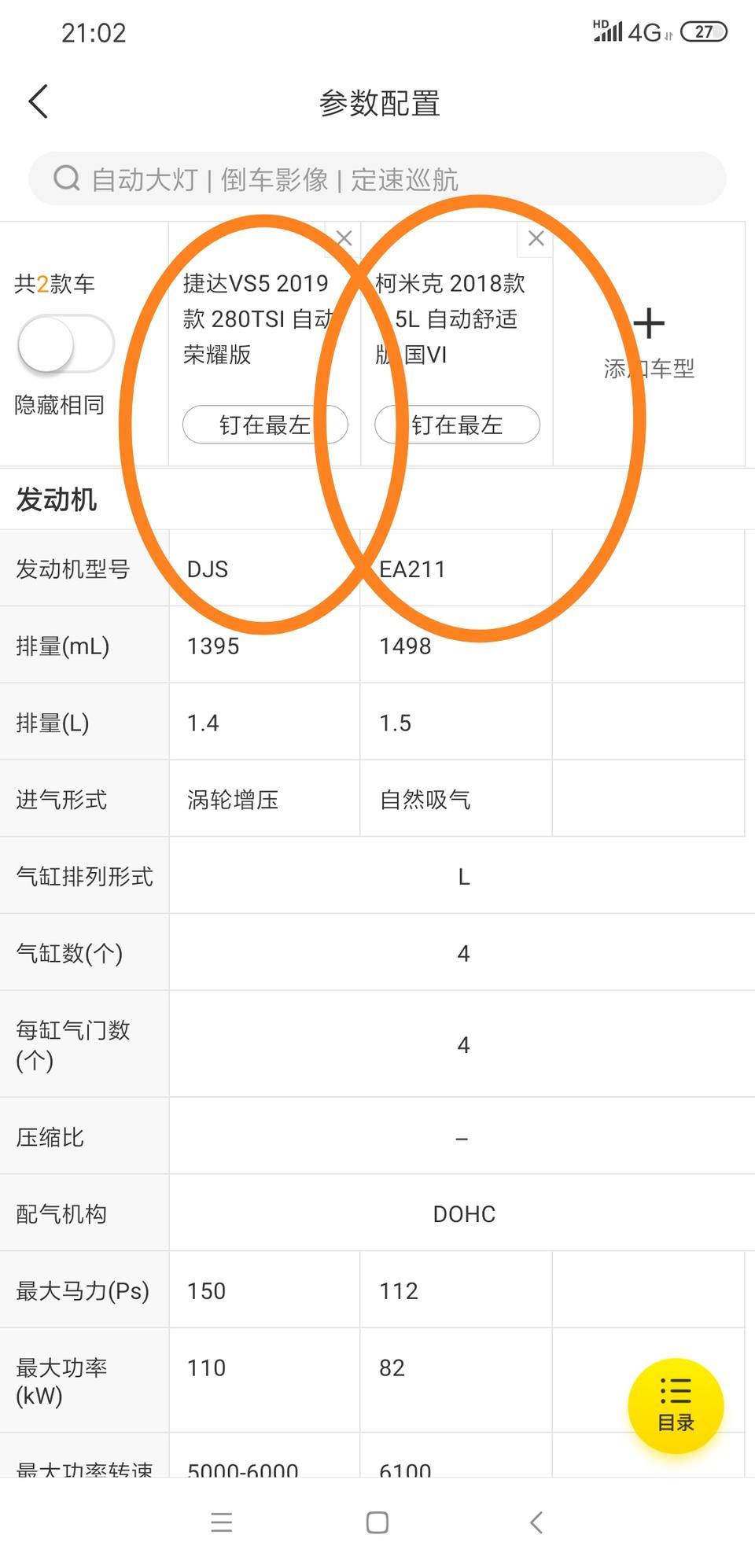 大众EA211djs和css的区别,宣传上却说捷达VS5用的发动机是EA211，但这款车的参数配置栏发动机型号写的却是DJS，谁能为我解惑吗？（只有斯柯达的柯米克的发动机型号写得才是EA211 ...