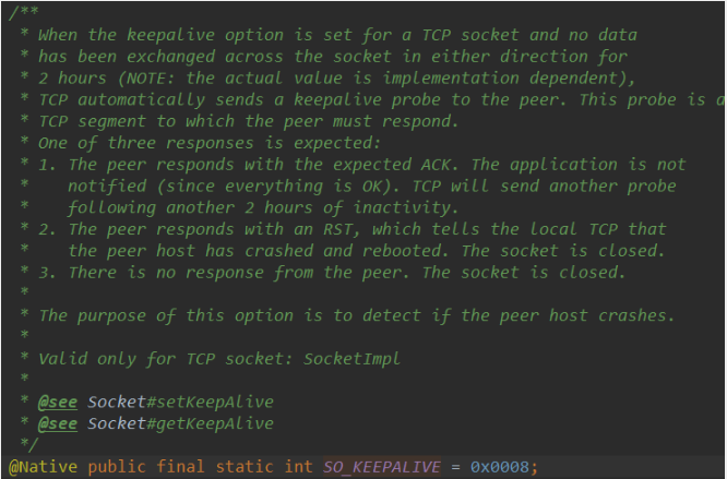 java socket设置keepalive_socket.setkeepalive作用-CSDN博客
