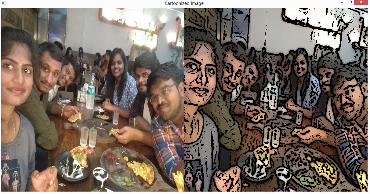 使用opencv和numpy Python库协调卡通化图像 Csdn博客