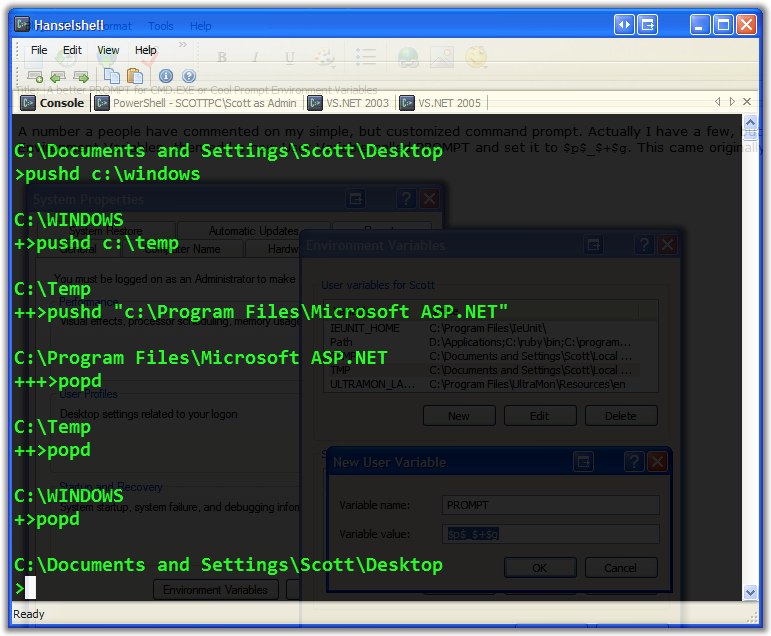cmd prompt_CMD.EXE或酷提示环境变量的一个更好的PROMPT和一个很好的透明多提示-CSDN博客