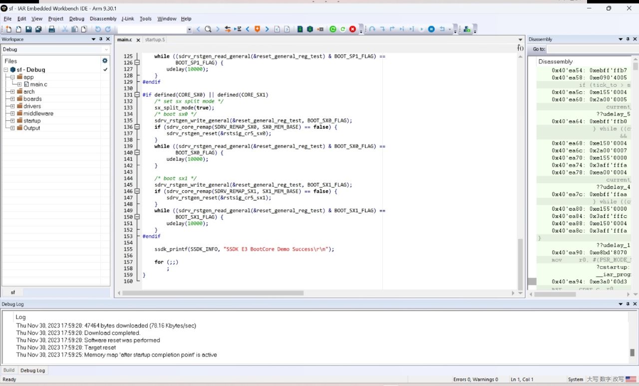 SemiDrive E3 SSDK boot_core 示例介绍_ssdk e3 bootloader success!-CSDN博客