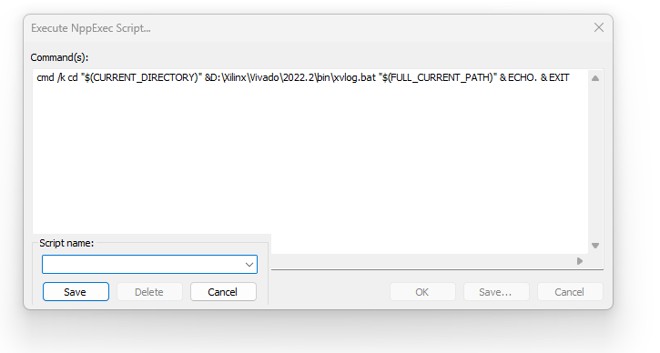 Notepad++联合VIVADO环境配置实现verilog语法检查-CSDN博客