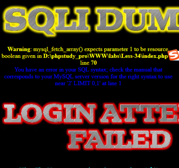 SQL-labs的第34关——报错注入 宽字节注入（POST）-CSDN博客