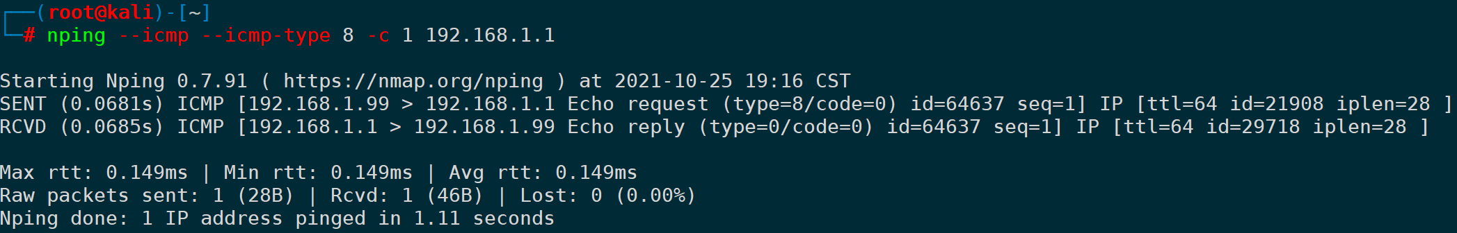 网络探测的中流砥柱-Nping使用_nping语法-CSDN博客