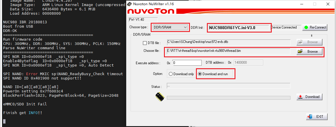 在 NUC980 上运行 RT-Thread_numaker-rtu-nuc980-CSDN博客