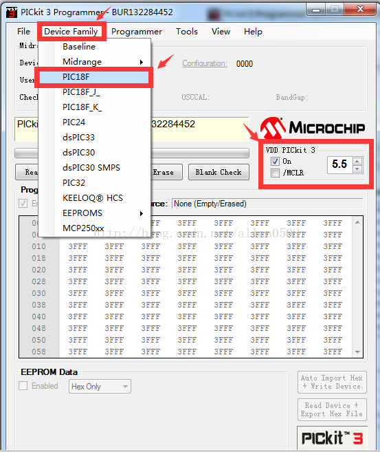 【转】pickit 3 Programmer使用说明及 烧写程序步骤pickit3sllin的博客 Csdn博客 