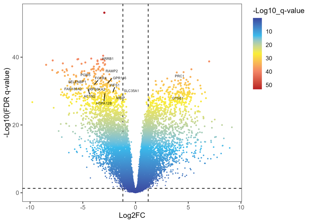 使用ggplot2包绘制个性化火山图ggplot2 火山图 Csdn博客