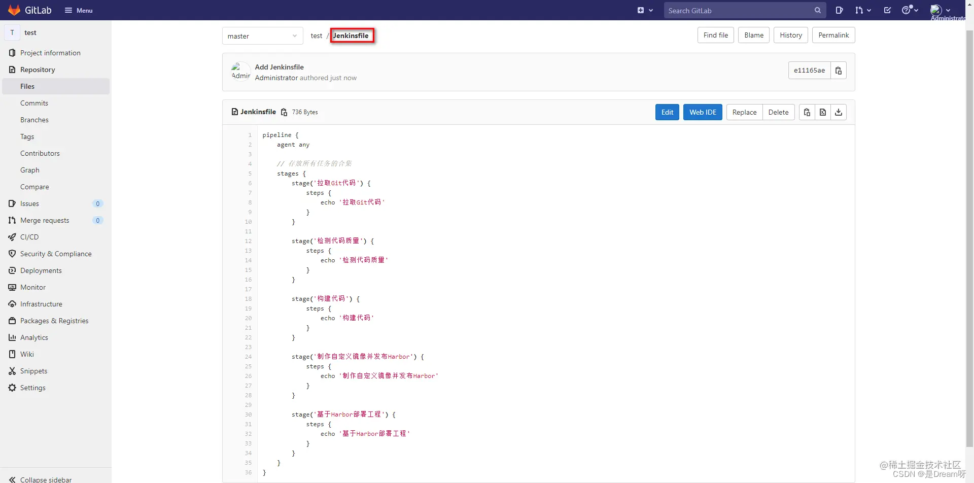 Jenkins流水线_jenkins stage checkout gitscm-CSDN博客
