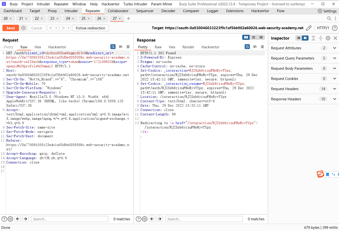 burpsuit 靶场(OAuth authentication categories)_burp oauth-CSDN博客