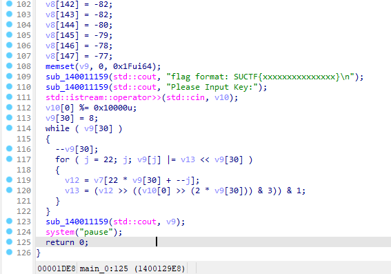 CTF逆向-[SUCTF2018]babyre-WP-cpp简单迭代并按表输出值的爆破_ctf babyre-CSDN博客