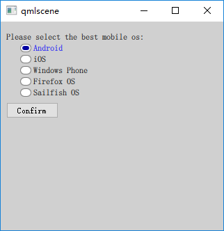 Qt Quick 常用元素：RadioButton(单选框)，CheckBox(复选框) 与 GroupBox(分组框)_qml radiobutton-CSDN博客