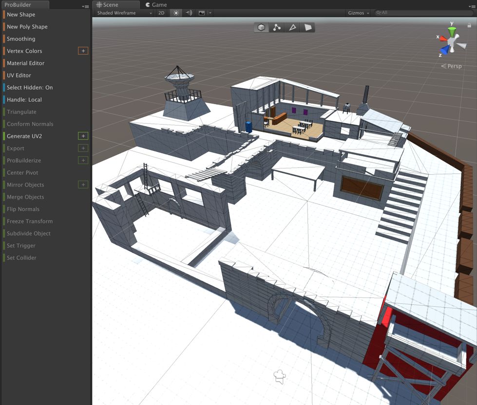 ProBuilder快速关卡建模实践_unity3d 白模怎么建-CSDN博客