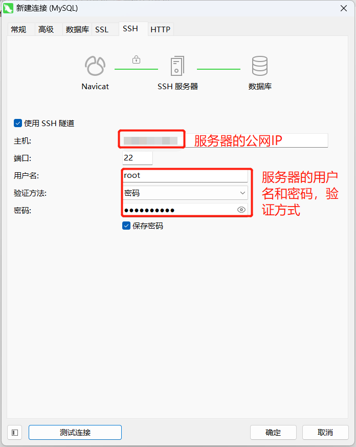 本地navicat远程连接到远程服务器数据库 本地navicat连接远程数据库 Csdn博客