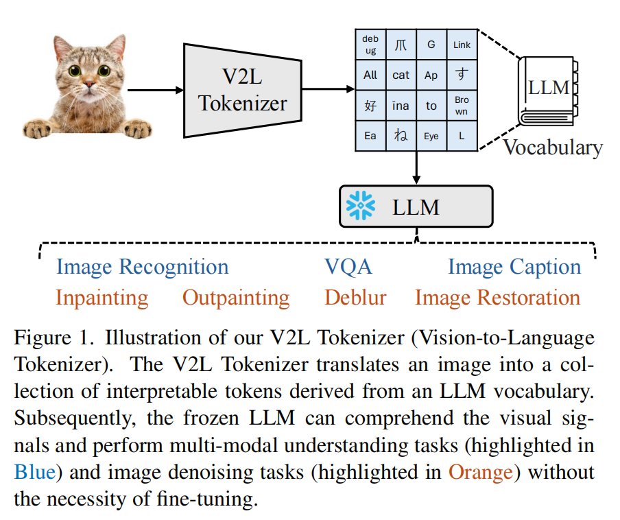 CVPR`24 | 无需微调，超越SPAE！V2L-Tokenizer：图像描述/重建/去噪多项SOTA!-CSDN博客