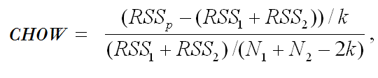 R邹氏检验(Chow test)_chow test检验-CSDN博客