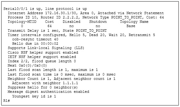 模块 1 - 2：OSPF 的概念和配置考试_为了建立邻居邻接关系,两台ospf路由器之间会交换hello数据包。两台路由器上的 hel-CSDN博客