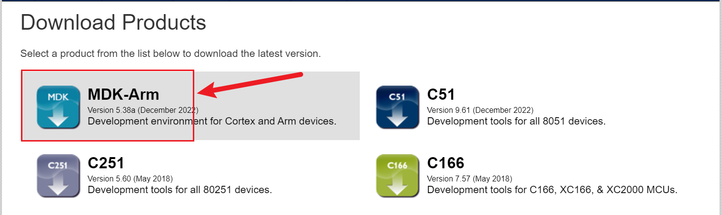 Keil下载及安装(官方版本)_keil product downloads-CSDN博客